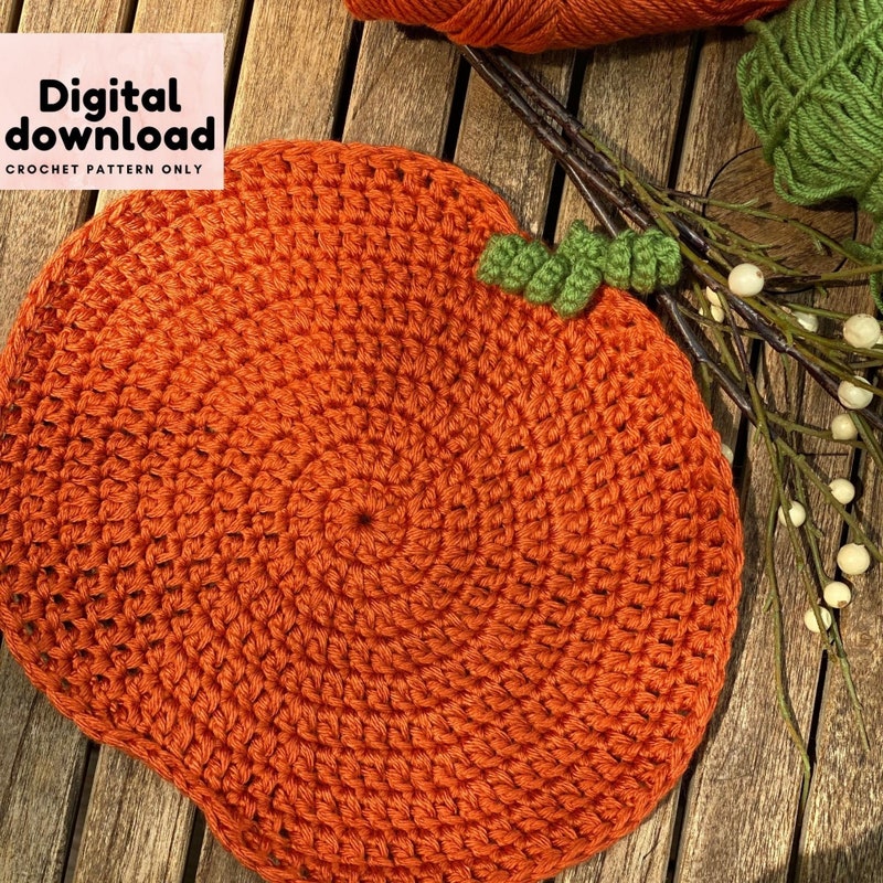 Pumpkin Placemat - Etsy