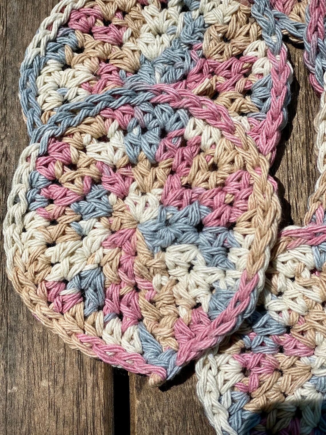 Ecofriendly Reusable Cotton Facial Scrubbies Round Set of 6 - Etsy
