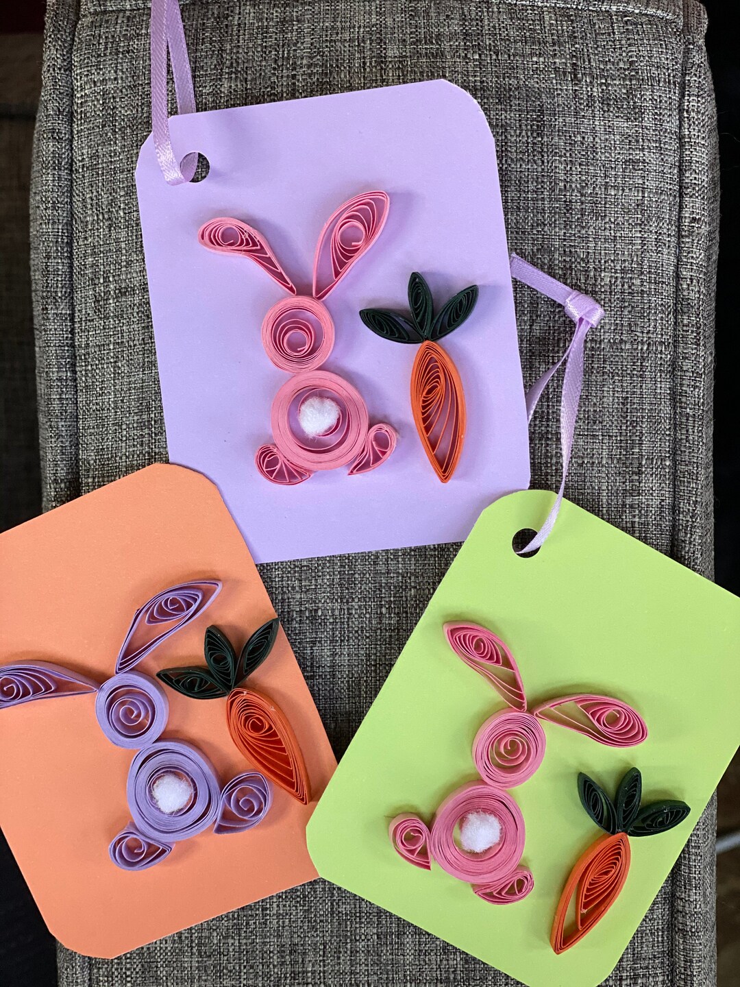 Handmade Paper Quilled Gift Tags, Spring Gift Tags, Tags for Spring and ...