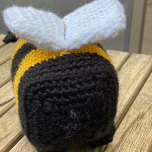 Crochet Pattern Cube Bumble Bee, Step by Step Instructions to Make ...