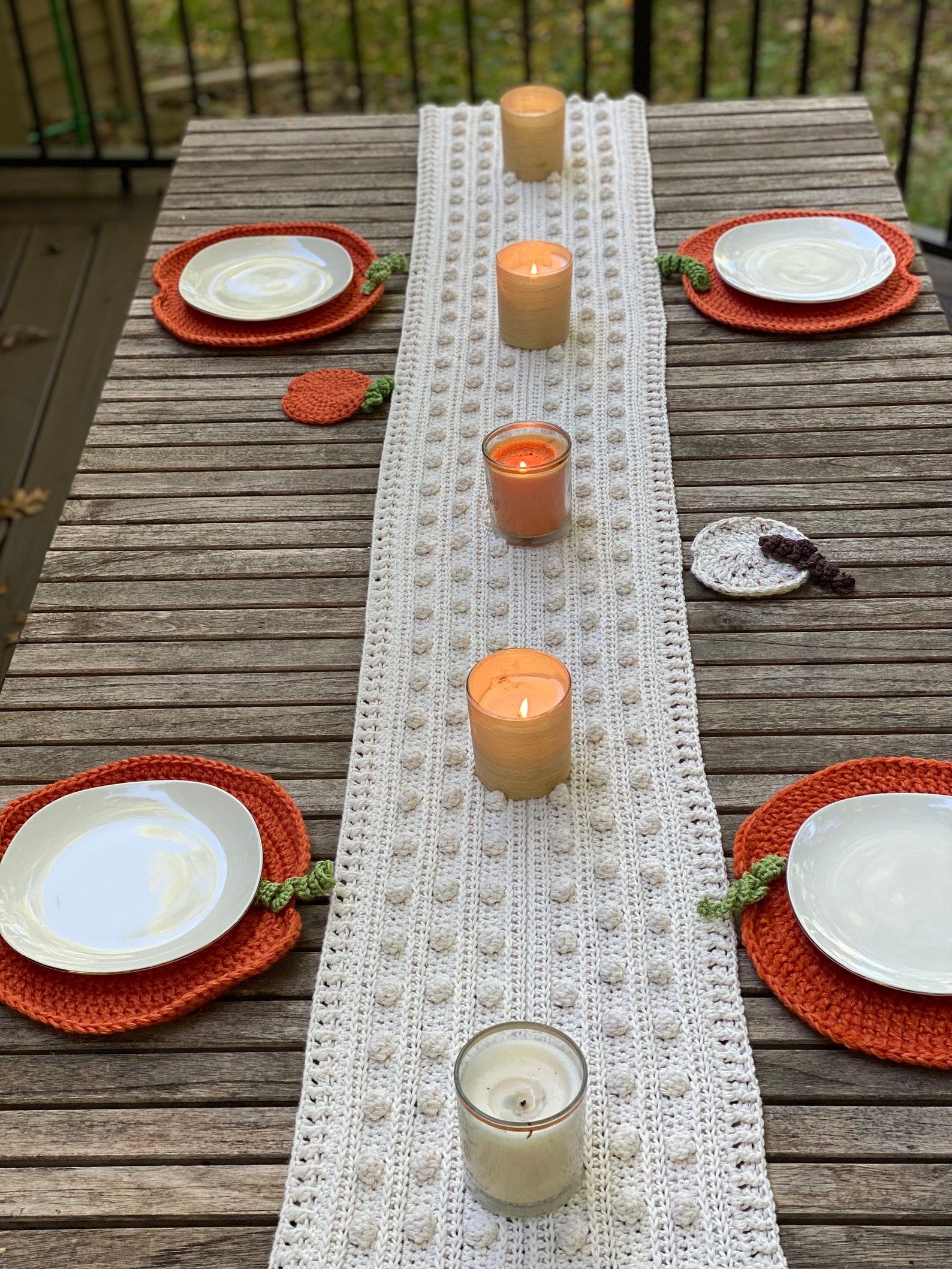 Boho Chic Handmade Crochet Pattern Table Runner Instant - Etsy