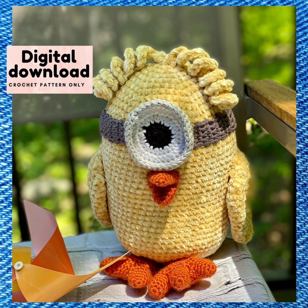 Rise of Gru the Minion Movie Chick Crochet Pattern, Instant Download US ...