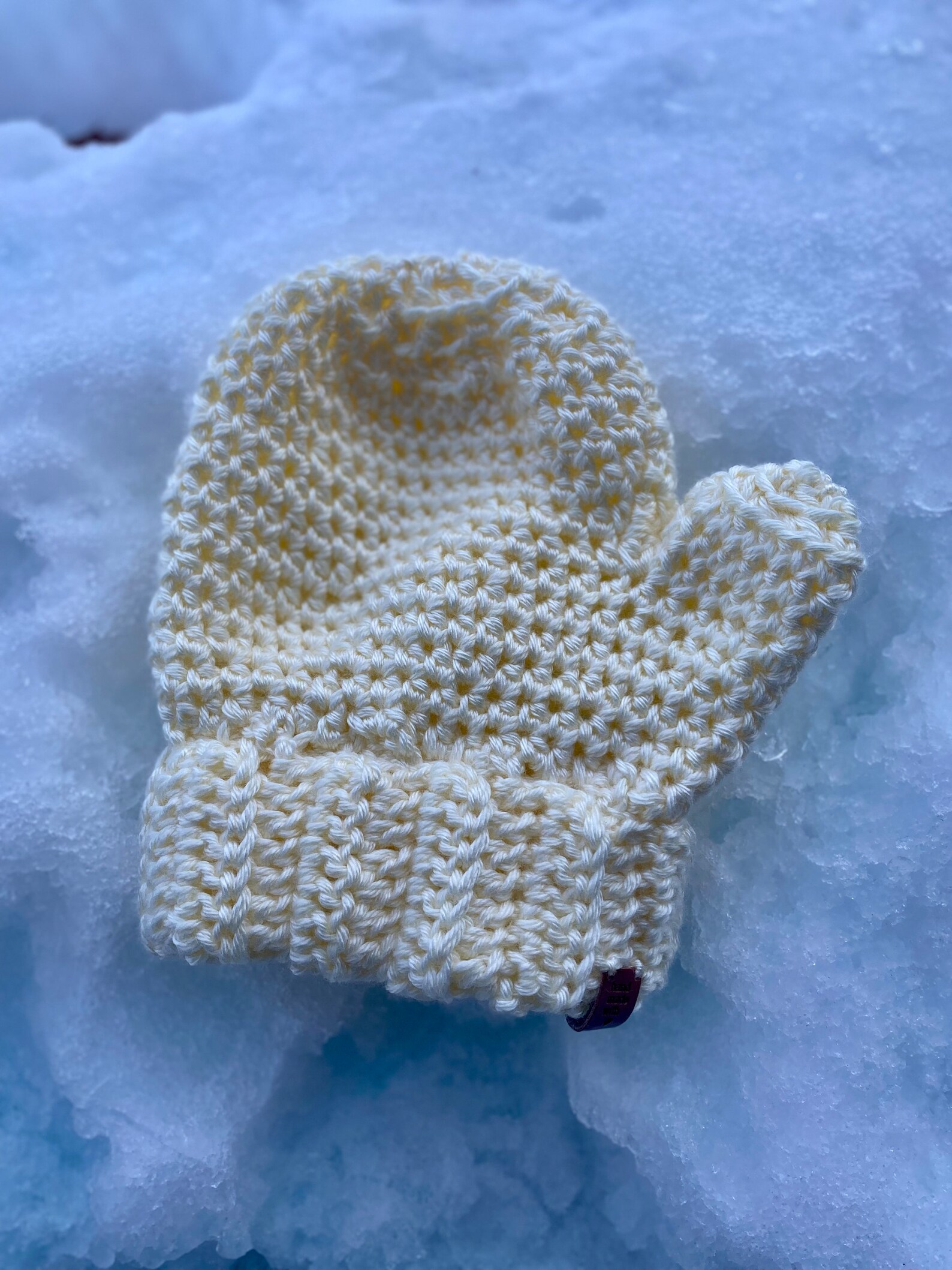 Large Crochet Mitten Pattern Prop for the Book the Mitten by Jan Brett ...