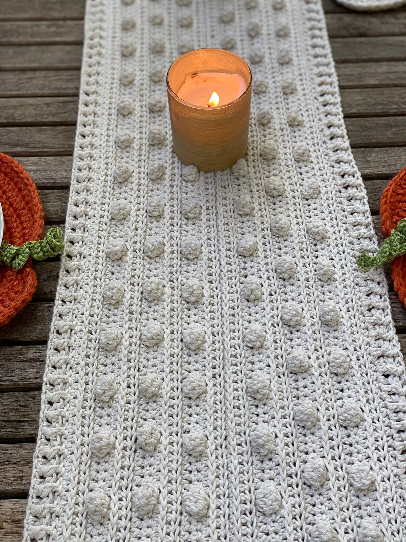 Boho Chic Handmade Crochet Pattern Table Runner, Instant Download Pdf ...