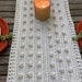 Boho Chic Handmade Crochet Pattern Table Runner, Instant Download Pdf ...