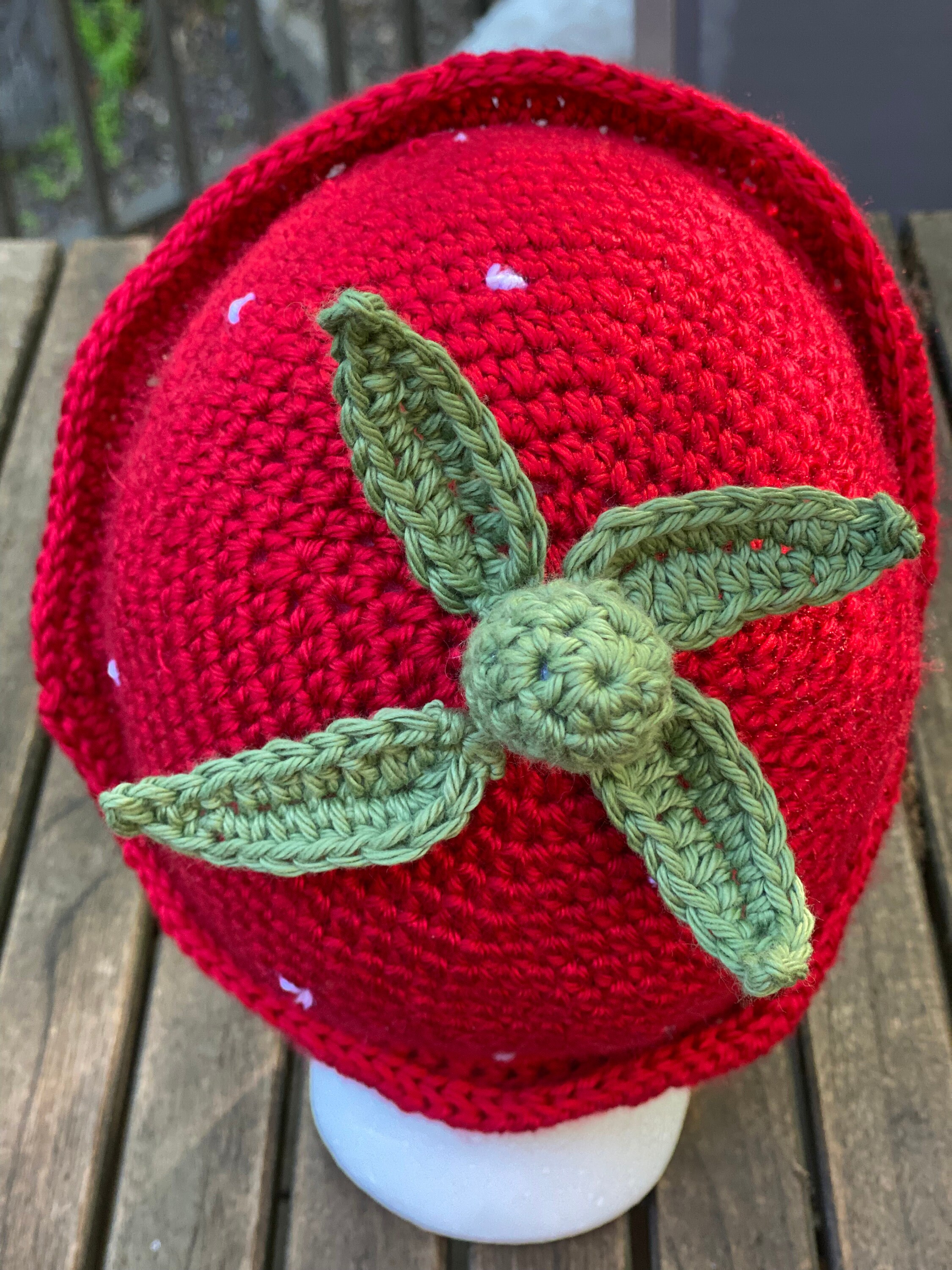 90s crochet bucket hat pattern summer hats strawberry | Etsy
