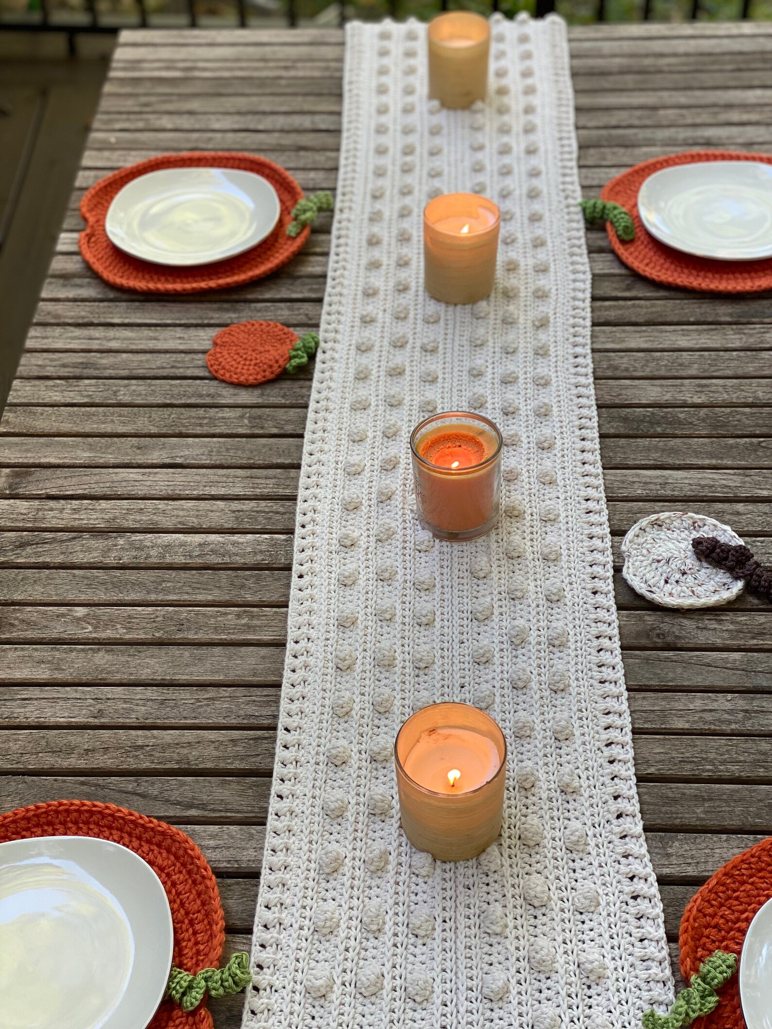 Boho Chic Handmade Crochet Pattern Table Runner Instant - Etsy