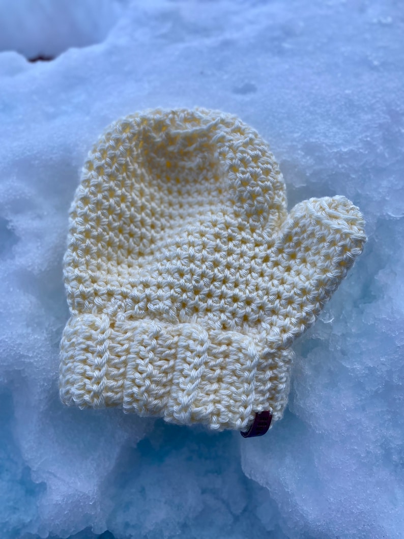 Thick Large White Mitten Hand Made Prop for the Book the - Etsy