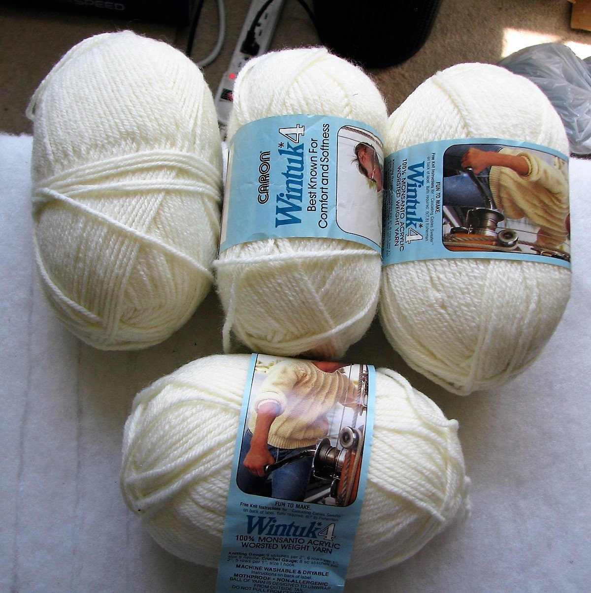 Caron Wintuk 4 Worsted Weight Acrylic Yarn Discontinued...choice of 3 ...