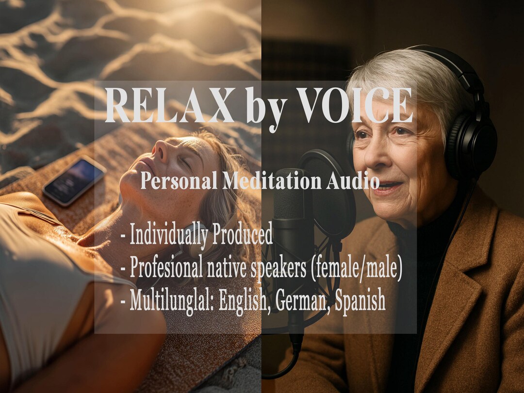 Relax by Voice Meditation Personal Audio With Your Name - Soothing ...