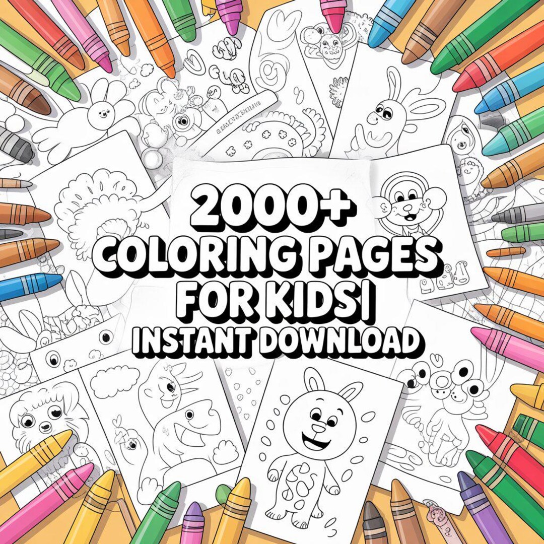 2000+ Printable Coloring Pages for Kids | Fun Activity Sheets | Animals ...