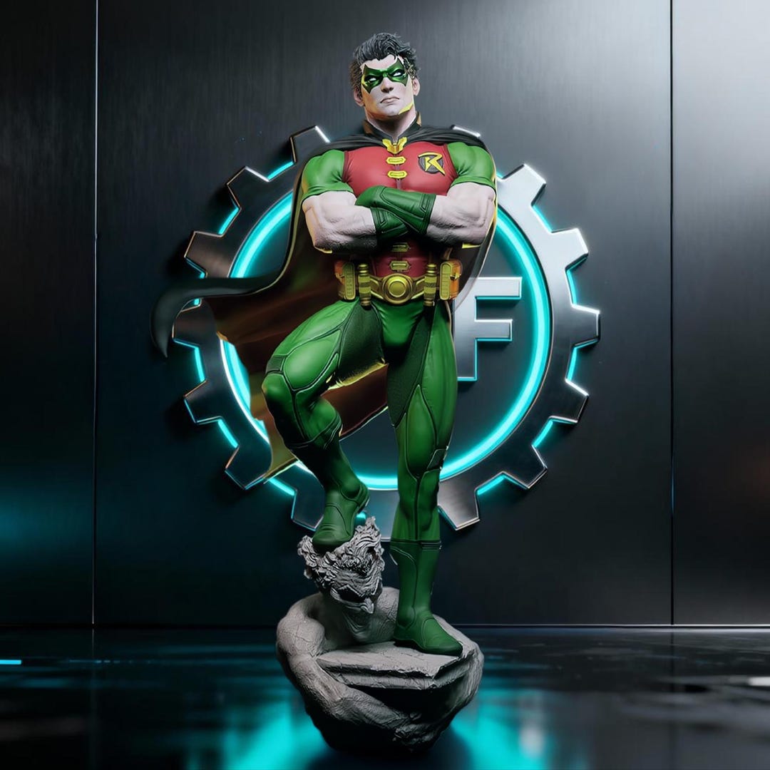 Robin Fanart STL Statue | 1/6 Scale | 3D STL Print File - Etsy Australia