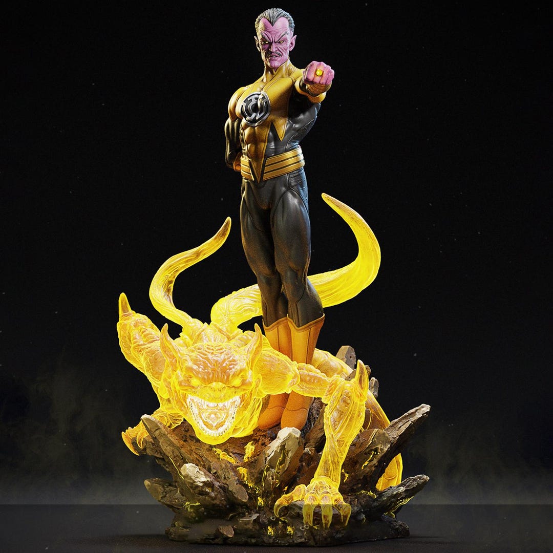 Green Lantern Fanart STL Statue | 1/6 Scale | 3D STL Print File - Etsy