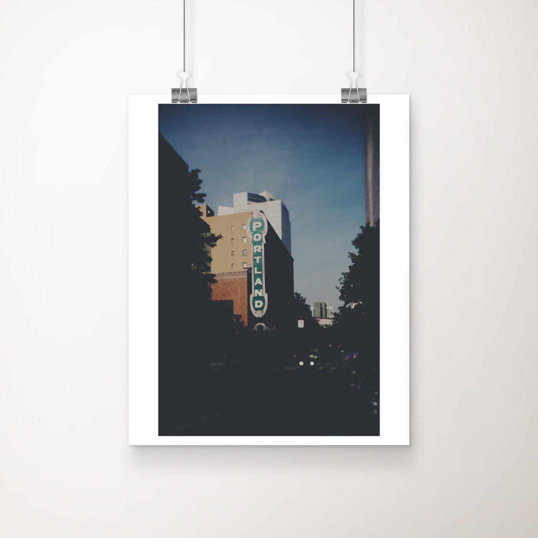 Portland Paramount Theatre Photograph: Pacific Northwest Travel Print ...