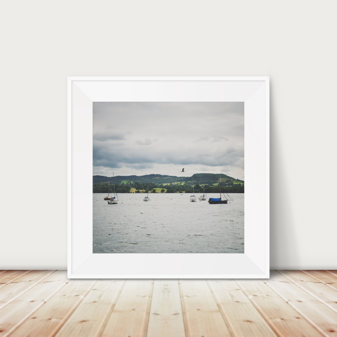 Lake Windermere Photograph, Lake District Print, Ambleside Photograph ...