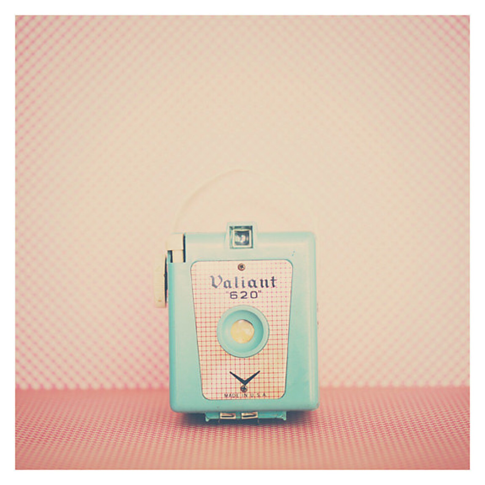Vintage Blue Camera Photograph, Retro Camera Print, Minimalist Decor ...