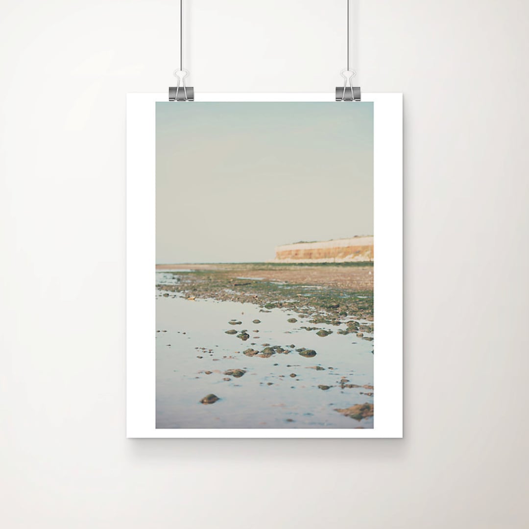 Hunstanton Cliffs Photography Print: English Coastal Wall Art - Etsy