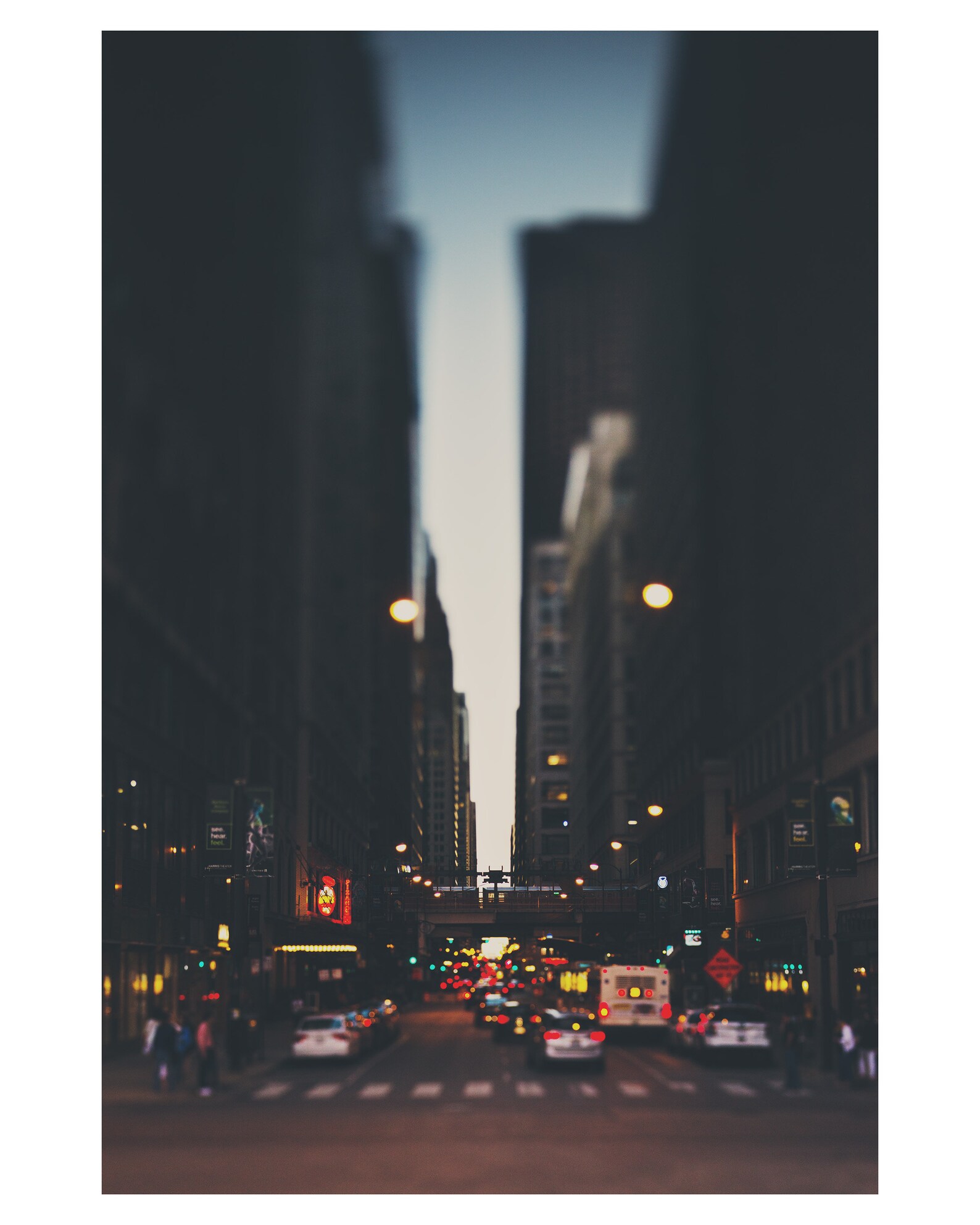 Downtown Chicago Photograph, Chicago Sunset Print, Vertical Chicago Art ...