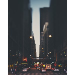 Downtown Chicago Photograph, Chicago Sunset Print, Vertical Chicago Art ...
