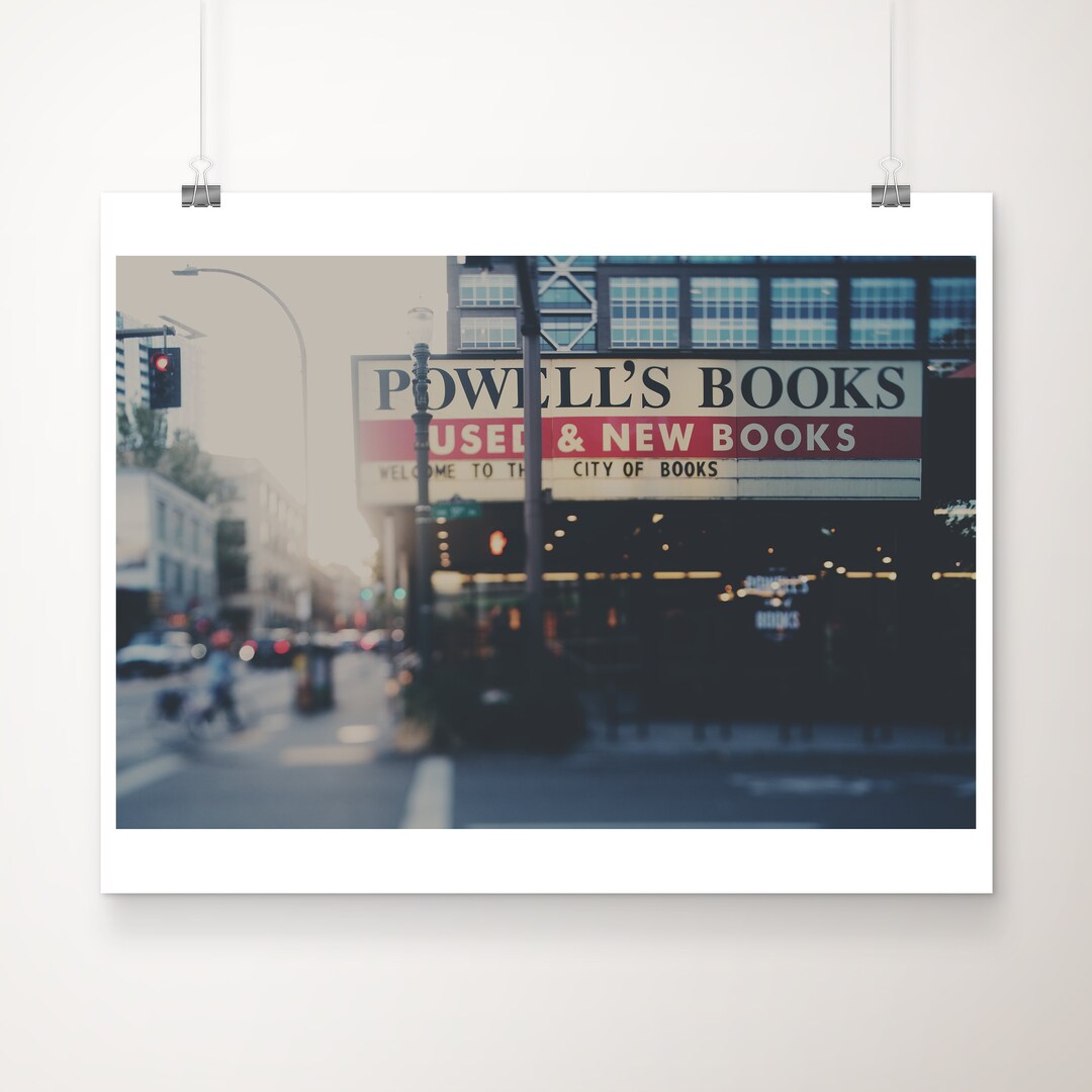 Powells Books Print, Oregon Print, Portland Photograph, Pacific ...