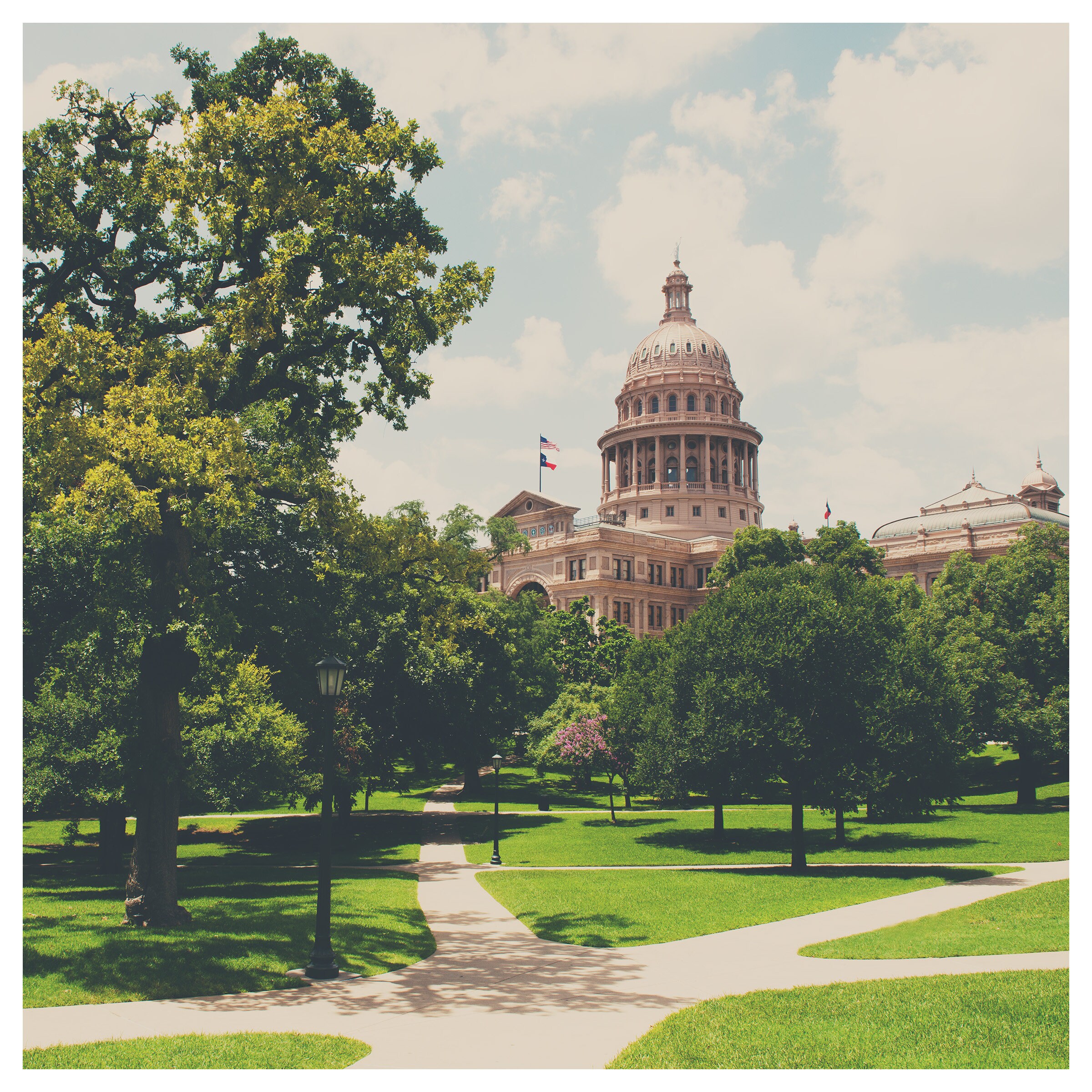 Fotografía del centro de Austin impresión del Capitolio del - Etsy España
