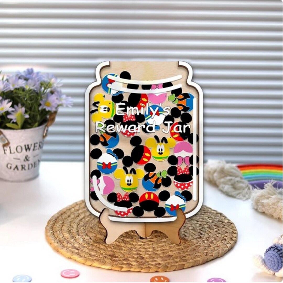 Custom Magnetic Reward Jar Classroom Behavior, Personalized Motional ...