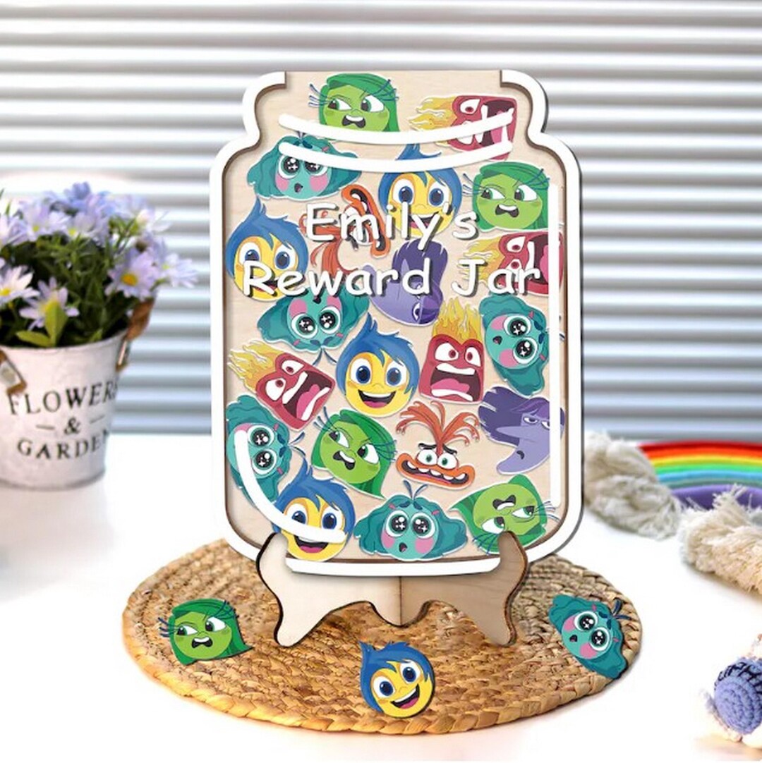 Custom Inside Out Reward Jar Classroom Behavior, Personalized Emotion ...