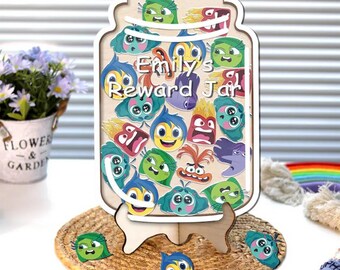 Custom Magnetic Reward Jar Classroom Behavior, Personalized Motional ...
