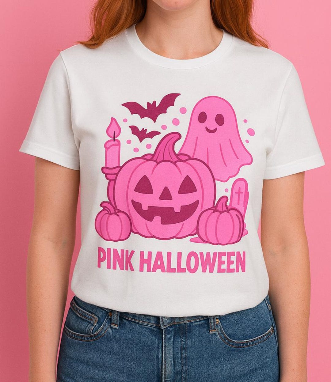 Haunted Pink - Stylish Spooky Perfect for Any Occasion. - Etsy