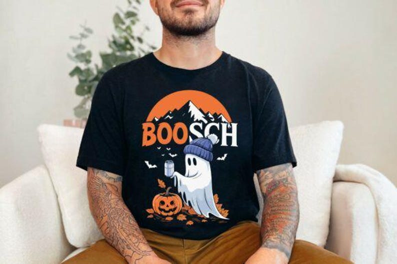 Ghost Boosch Beer Halloween Svg Png - Etsy