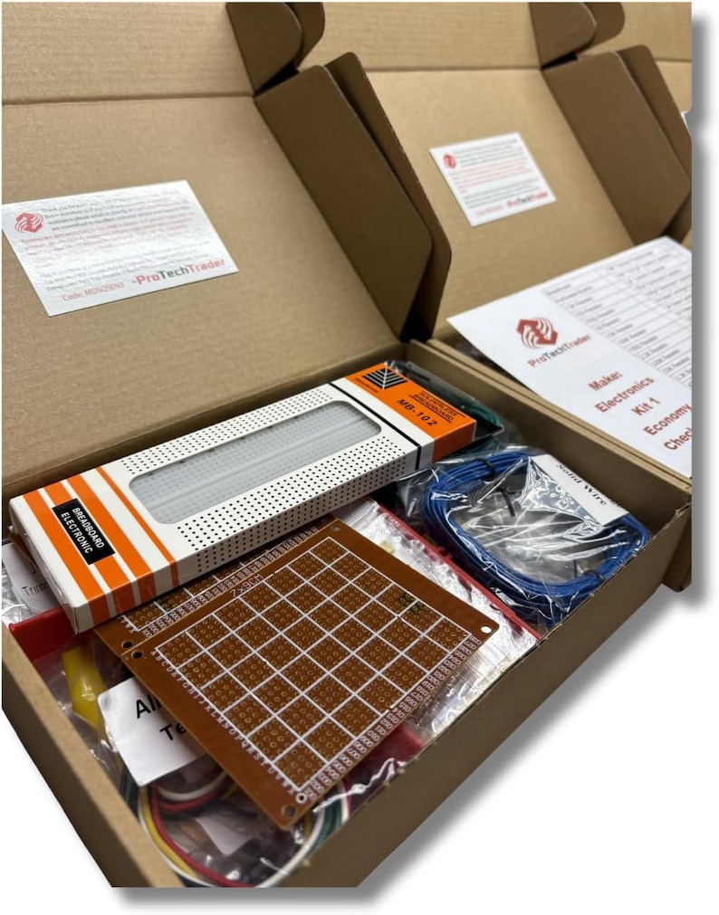 Electronics DIY Kit for Make: Electronics 3rd Ed - Economy Version - Etsy