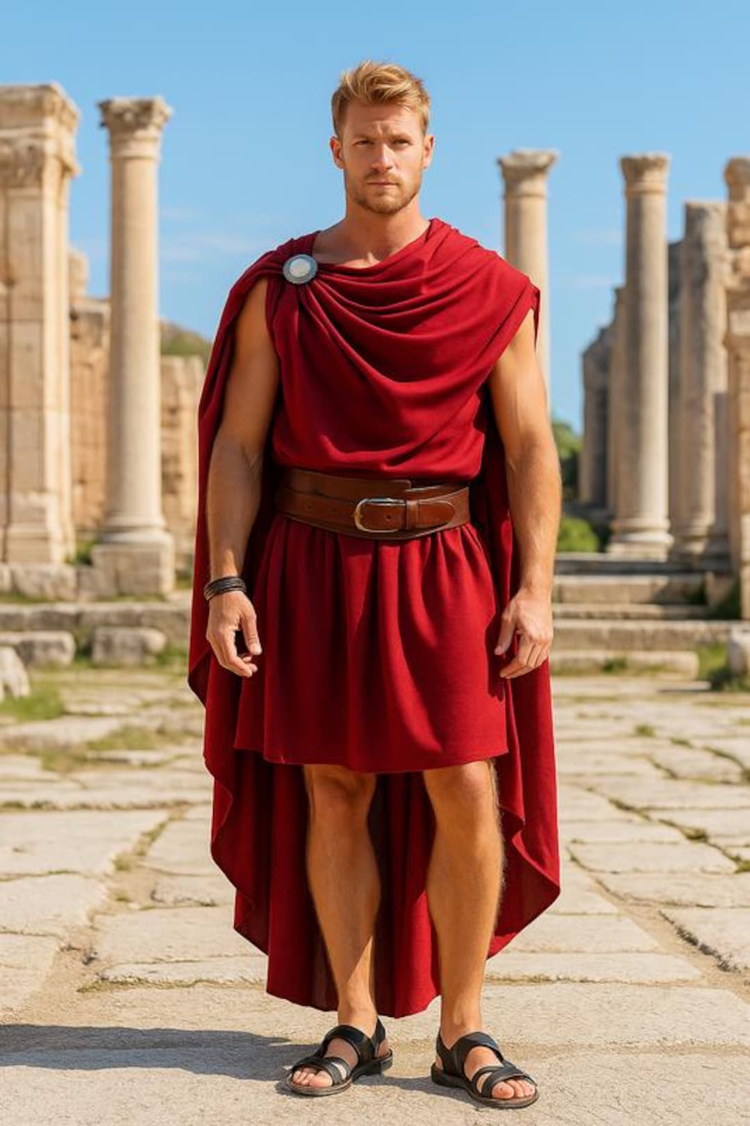 Roman Senator Toga Outfit for Men | Handmade Historic Costume | Ancient ...