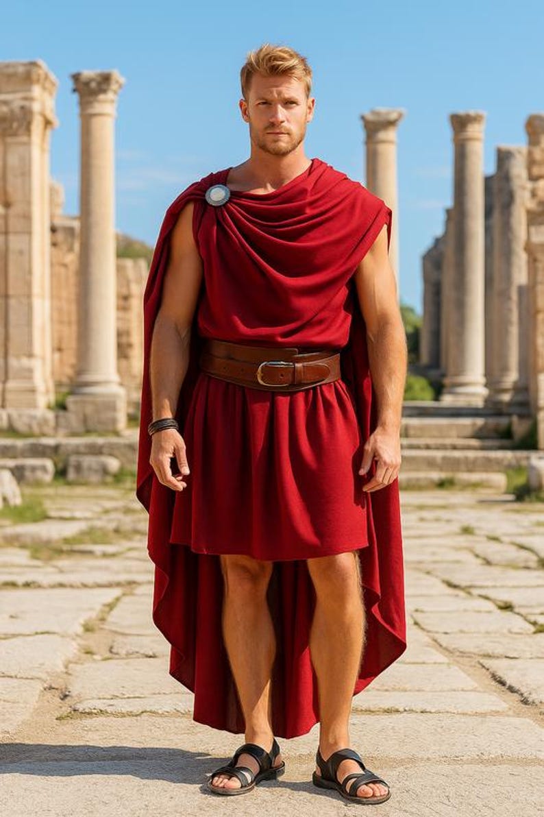Roman Senator Toga Outfit for Men | Handmade Historic Costume | Ancient ...