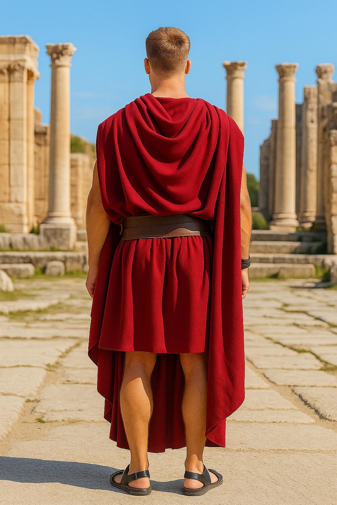 Roman Senator Toga Outfit for Men | Handmade Historic Costume | Ancient ...