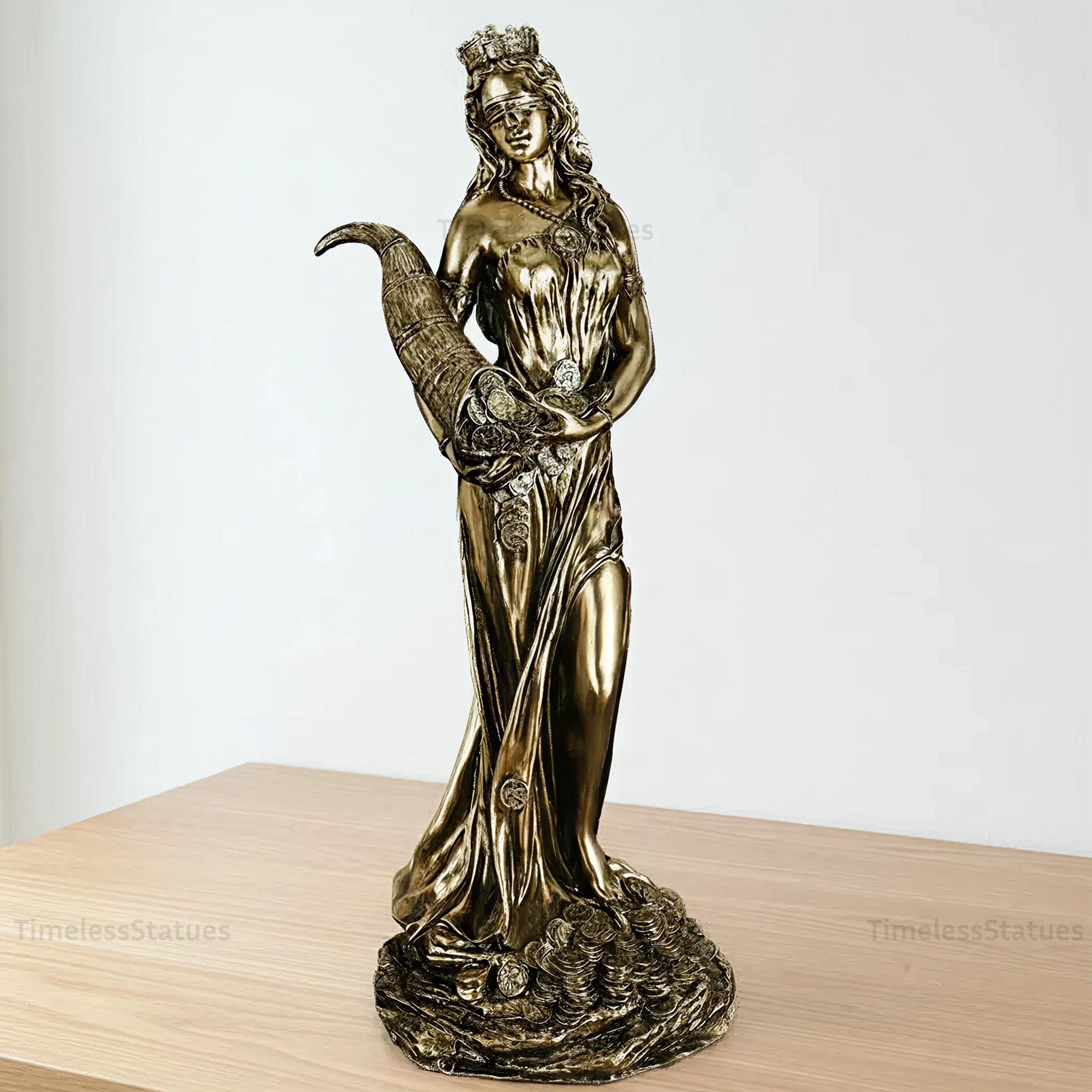 Lucky Greek Goddess Statue | Office Desk Ornament | Decor - Etsy