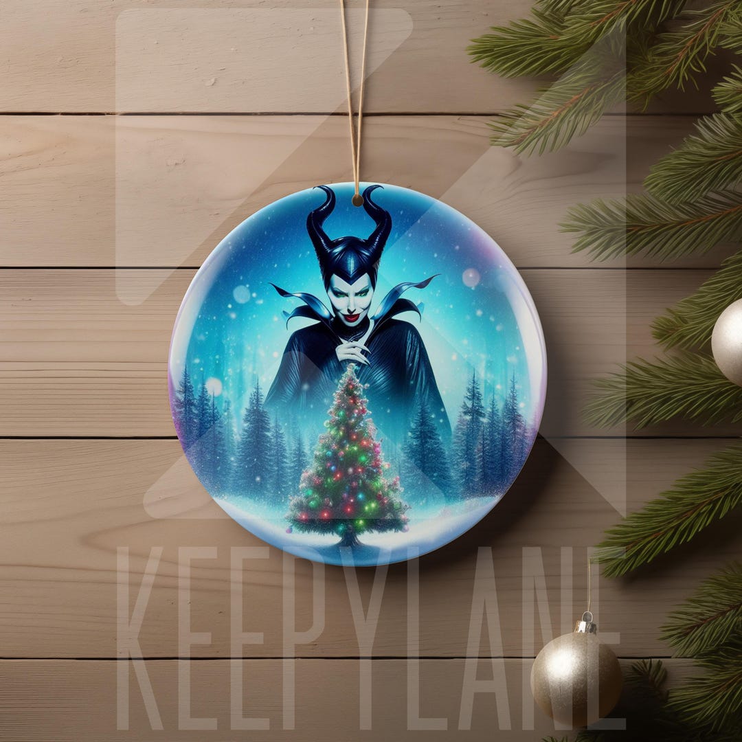 Disney Maleficent for Christmas Tree Ornament - Etsy