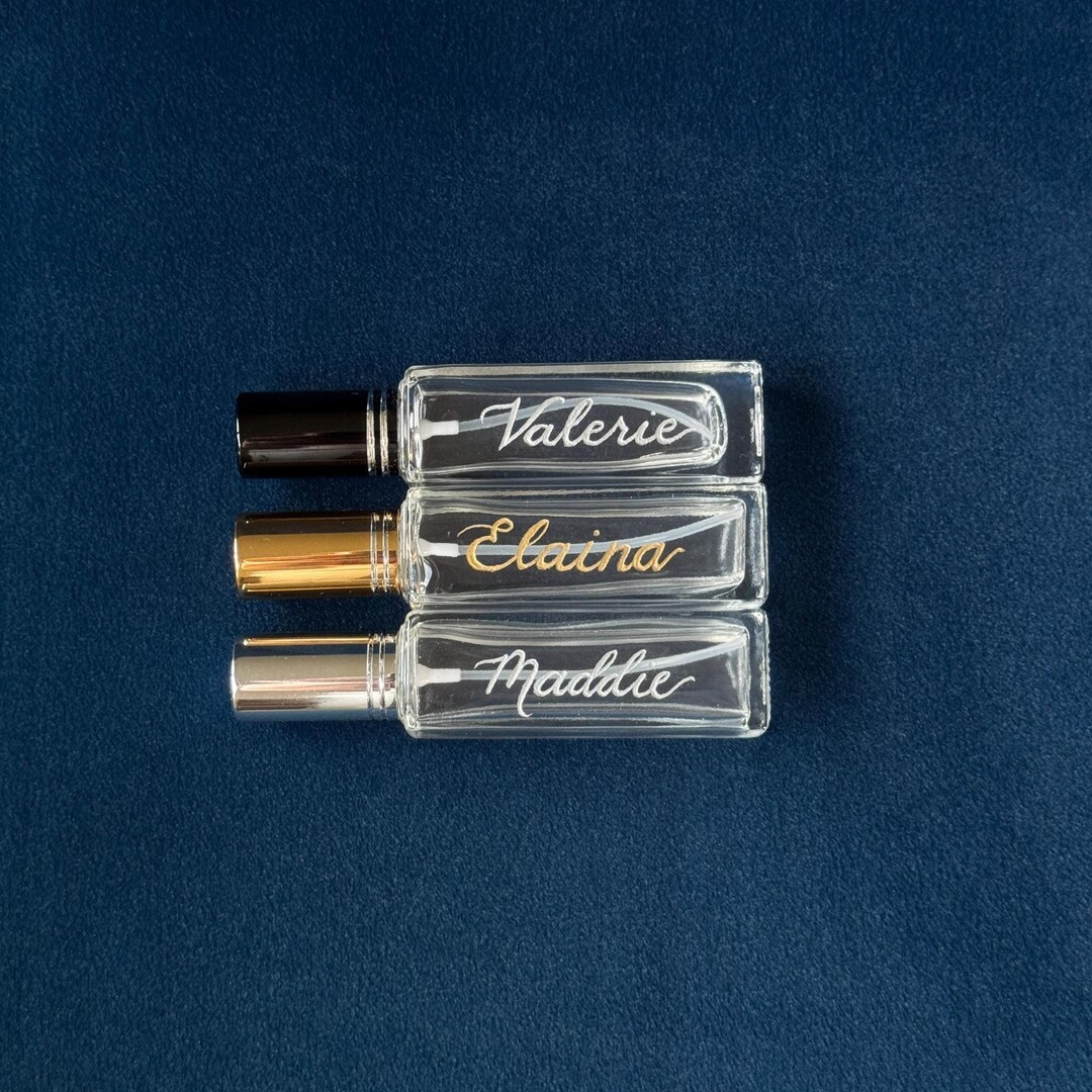 Personalized Hand-engraved Perfume Atomizer: 20ml Empty Travel Size ...