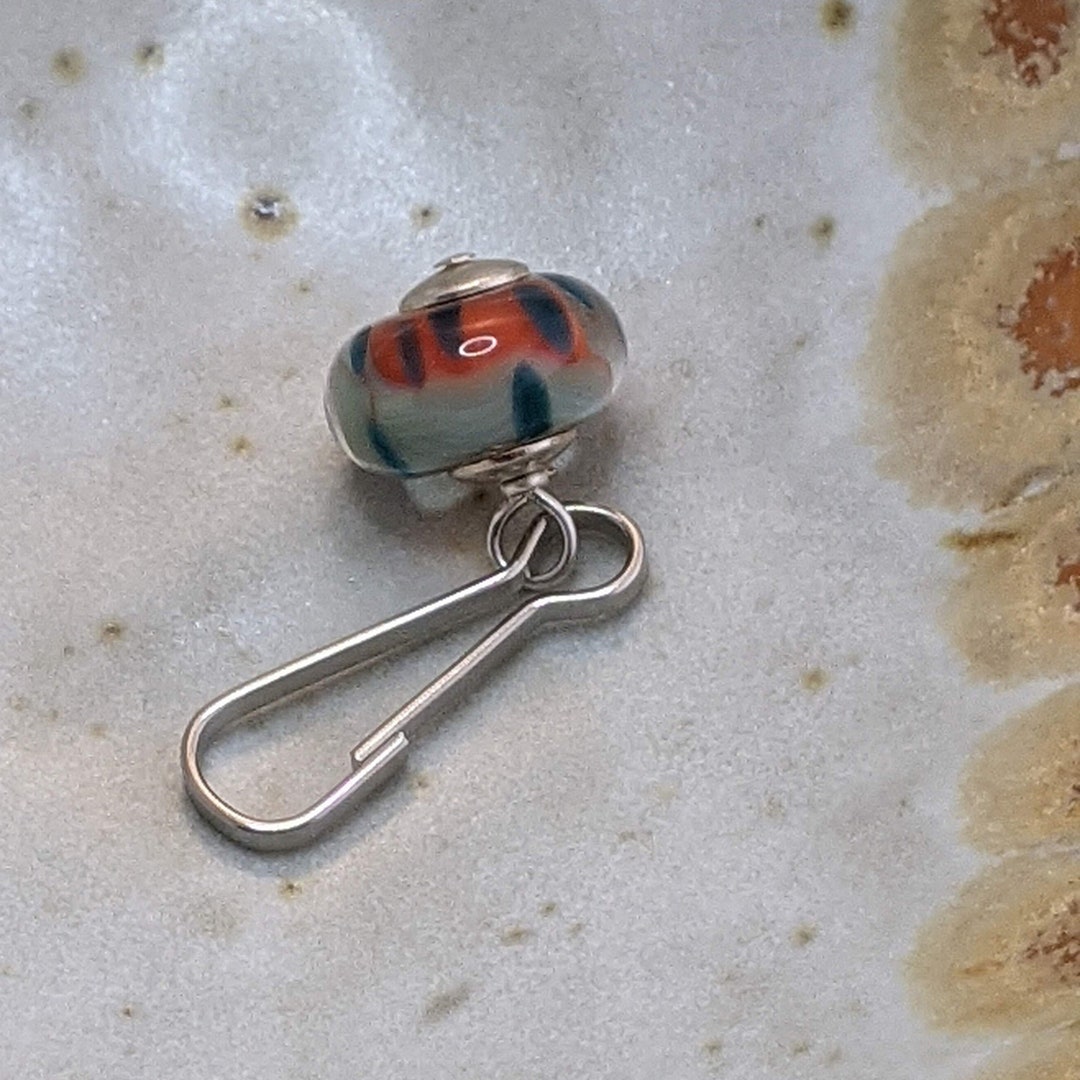 Beaded Zipper Accessory Pull, Zip Slider Pull, Doggie Dangle ...
