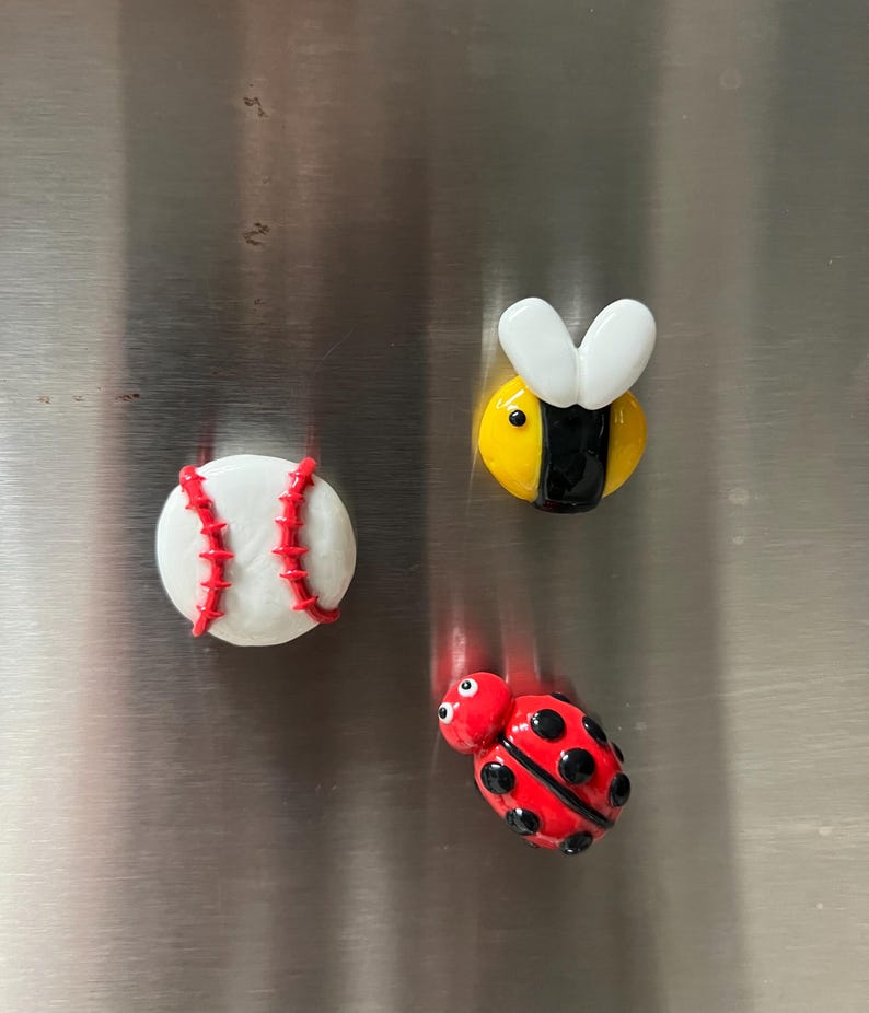Handmade Polymer Clay Magnets - Etsy