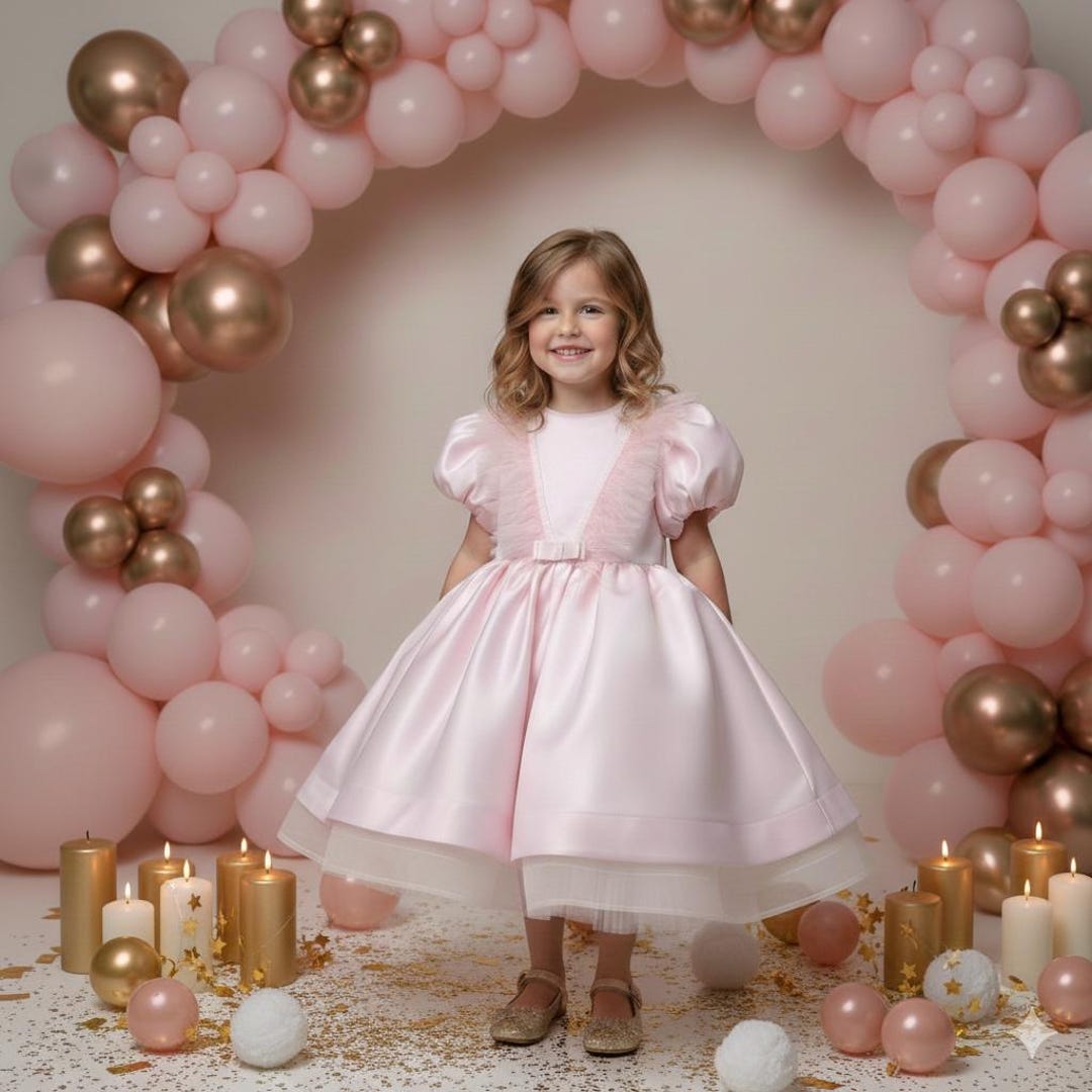 Blush Pink Princess Dress for Birthday Party and Special Occasions - Etsy