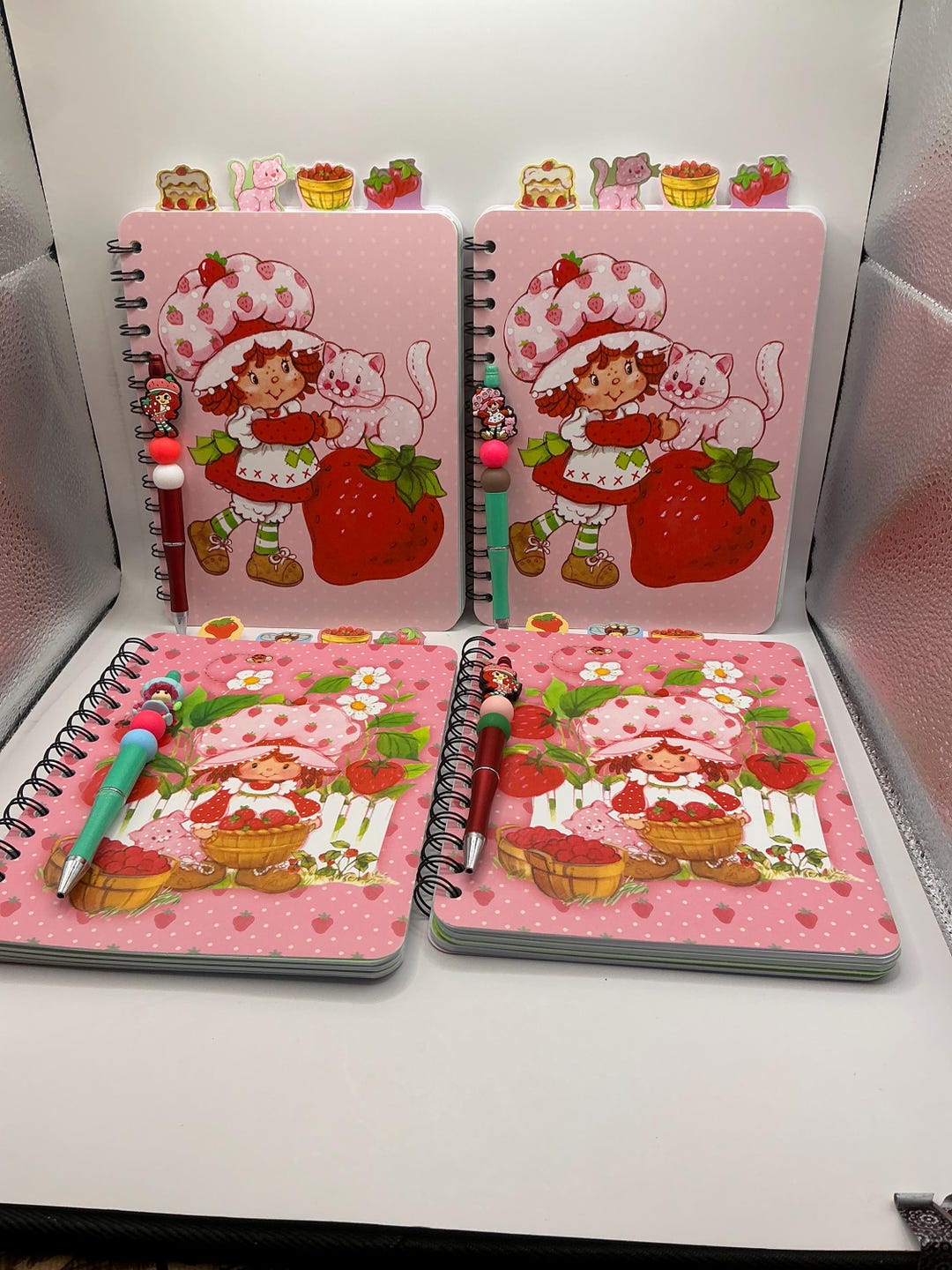 Strawberry Shortcake Journal and Focal Bead Set - Etsy