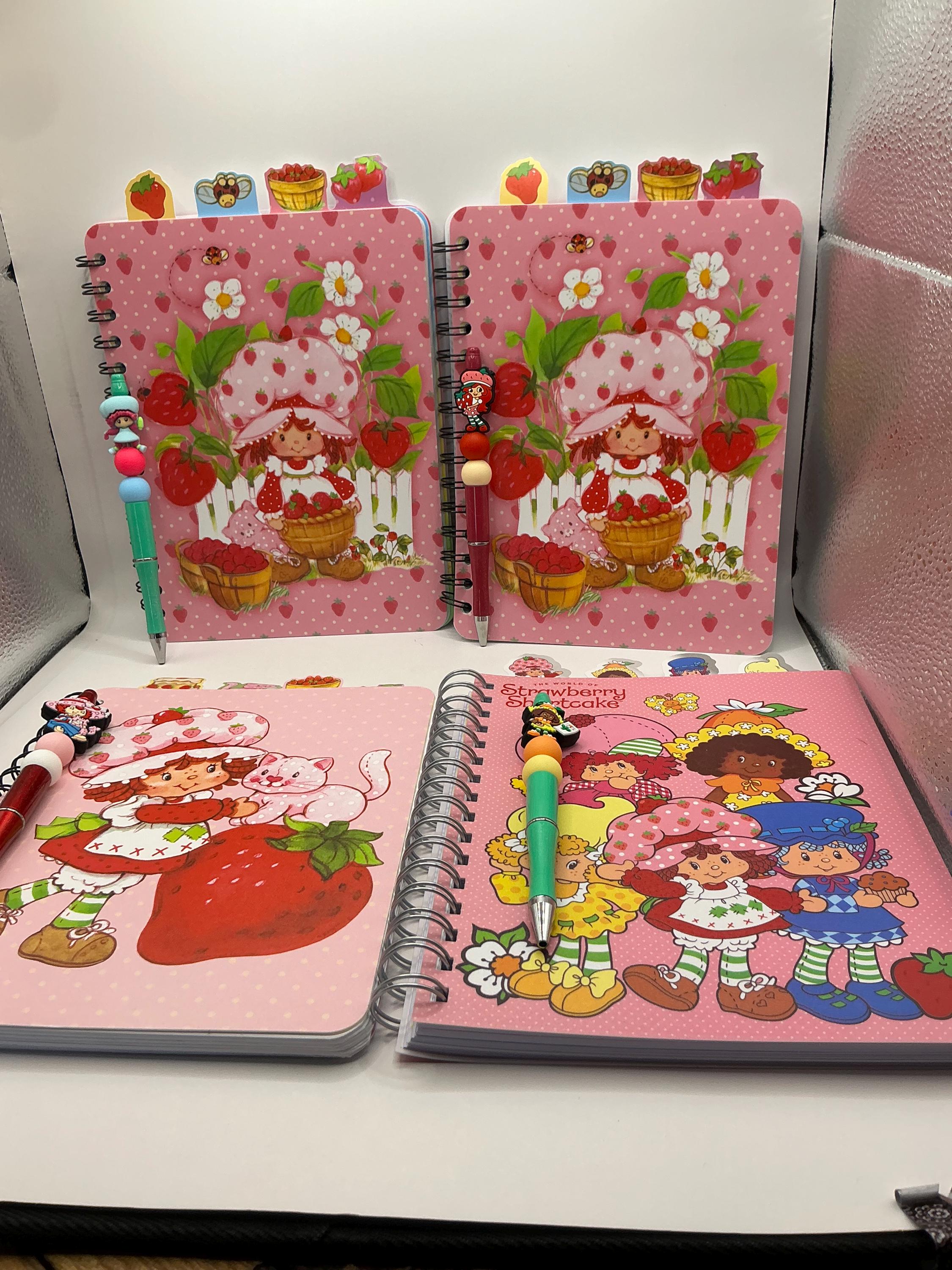 Strawberry Shortcake Journal and Focal Bead Set - Etsy