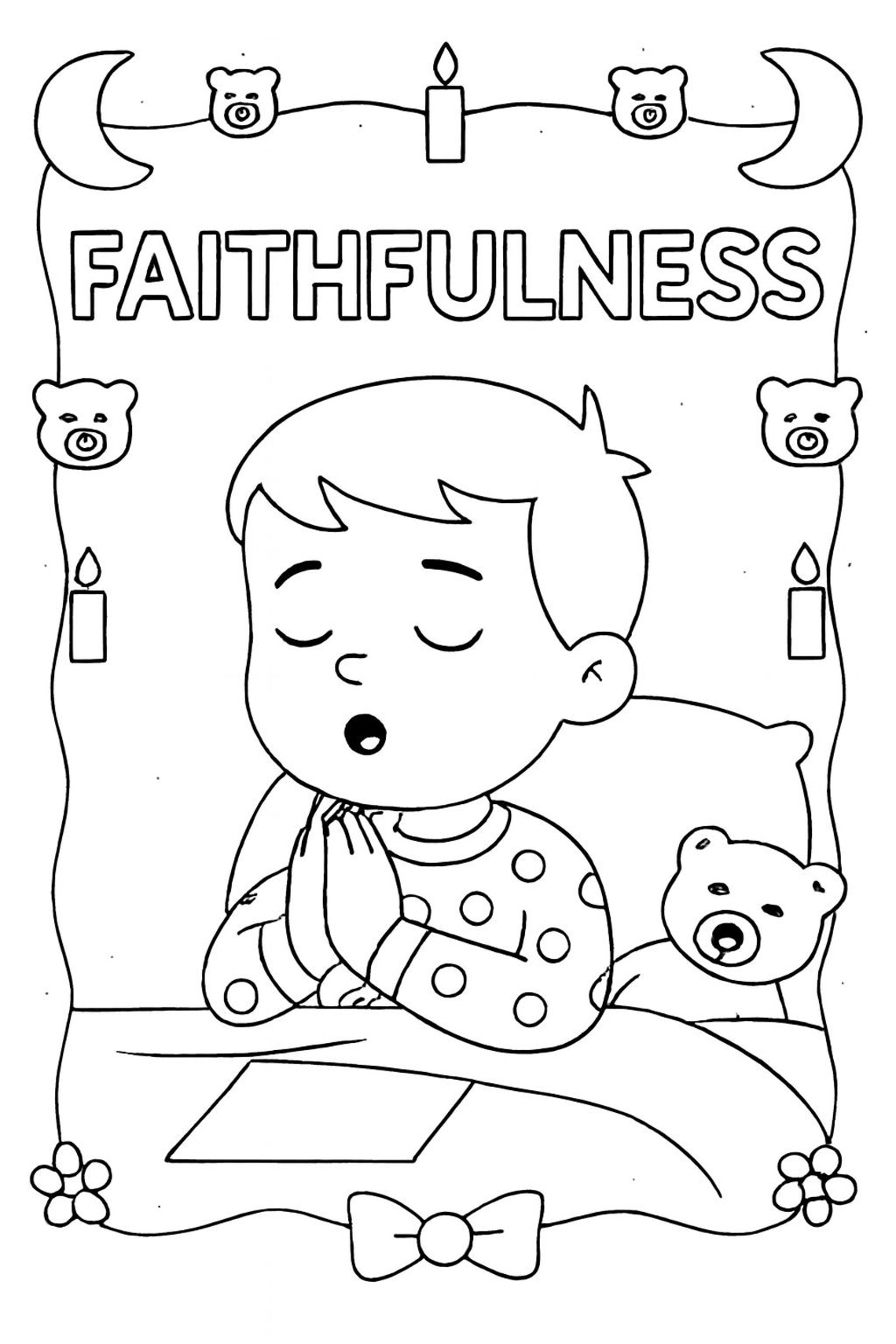 Fruits of the Spirit Coloring Pages Bible Verse & SEL Activity for ...