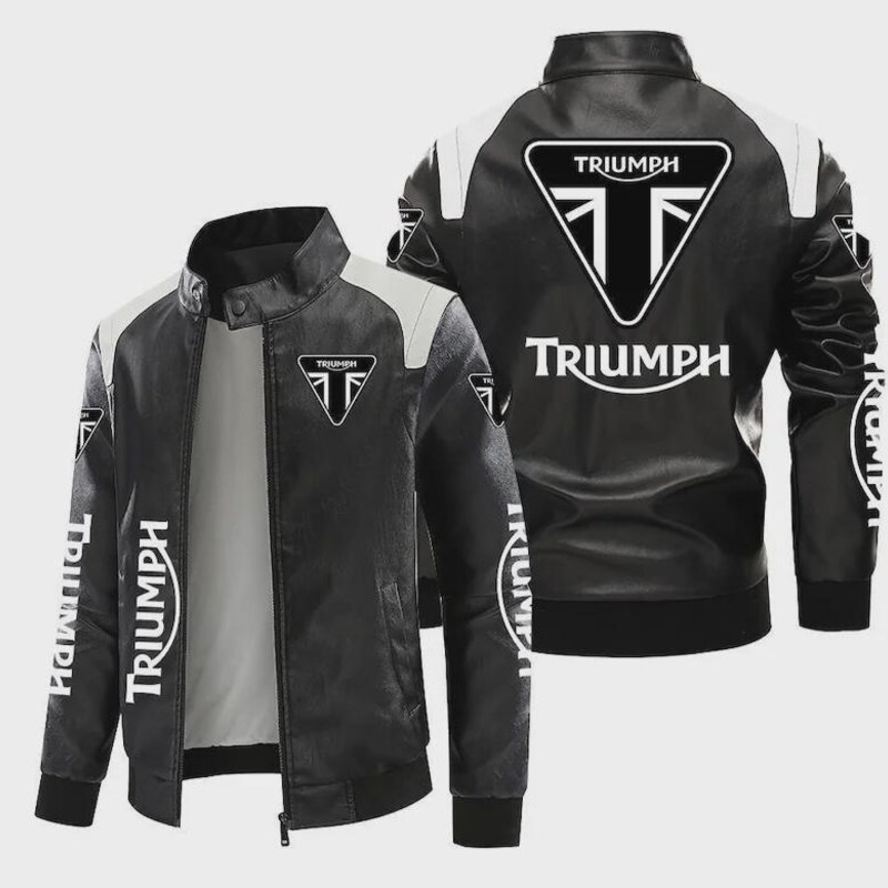 Triumph Motorbike Jacket - Etsy UK