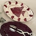 Stoneware Hand Painted Fish 2 Set Boat Plate, Special Design Handmade ...