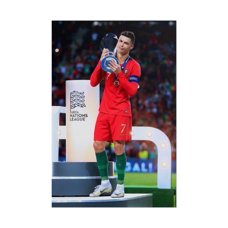 Cristiano Ronaldo Aura Trophy Holders Rolled Posters | Portugal FC Wall Art - Etsy