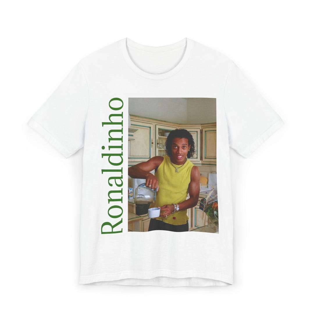 Ronaldinho Vintage Graphic Tee: Soccer Fan Gift - Etsy