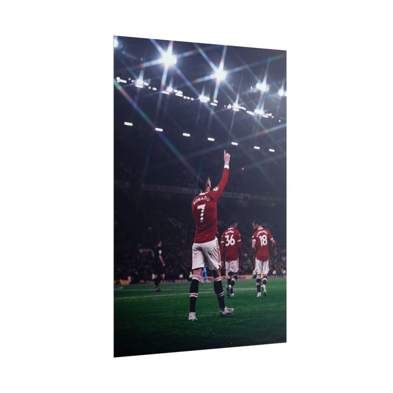 Cristiano Ronaldo Aura Rolled Poster - Etsy