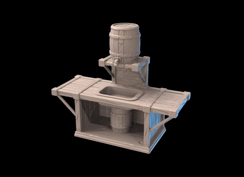 3D Print Medieval Tavern Furniture Set |dnd TTRPG Terrain | Fantasy ...