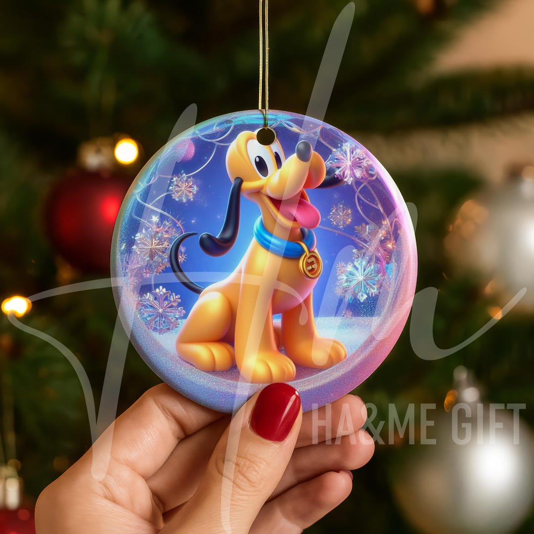 Disney Pluto for Christmas Tree Ornament - Etsy